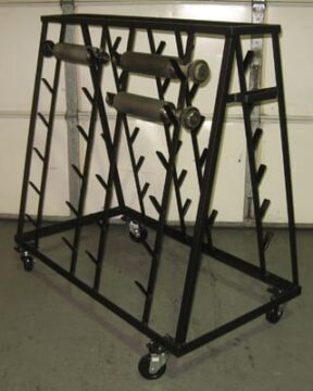 SUPER ANILOX 24 ROLL SERVICE CART - Quality Discount Press Parts