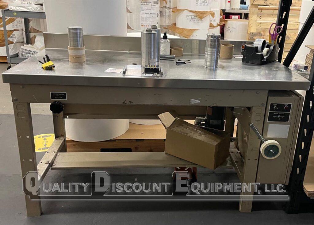 Web Techniques WT-15FS 7″ Table-Top Rewinder - QDPP