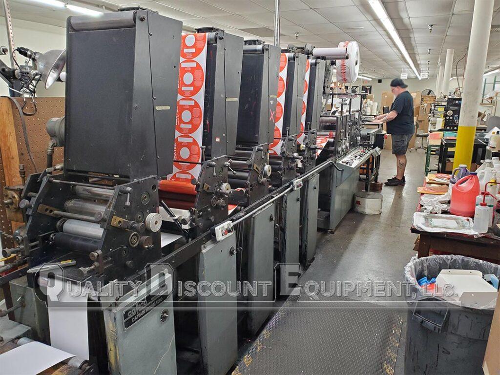 Comco Captain 1000 10″ 4 Color Press - Quality Discount