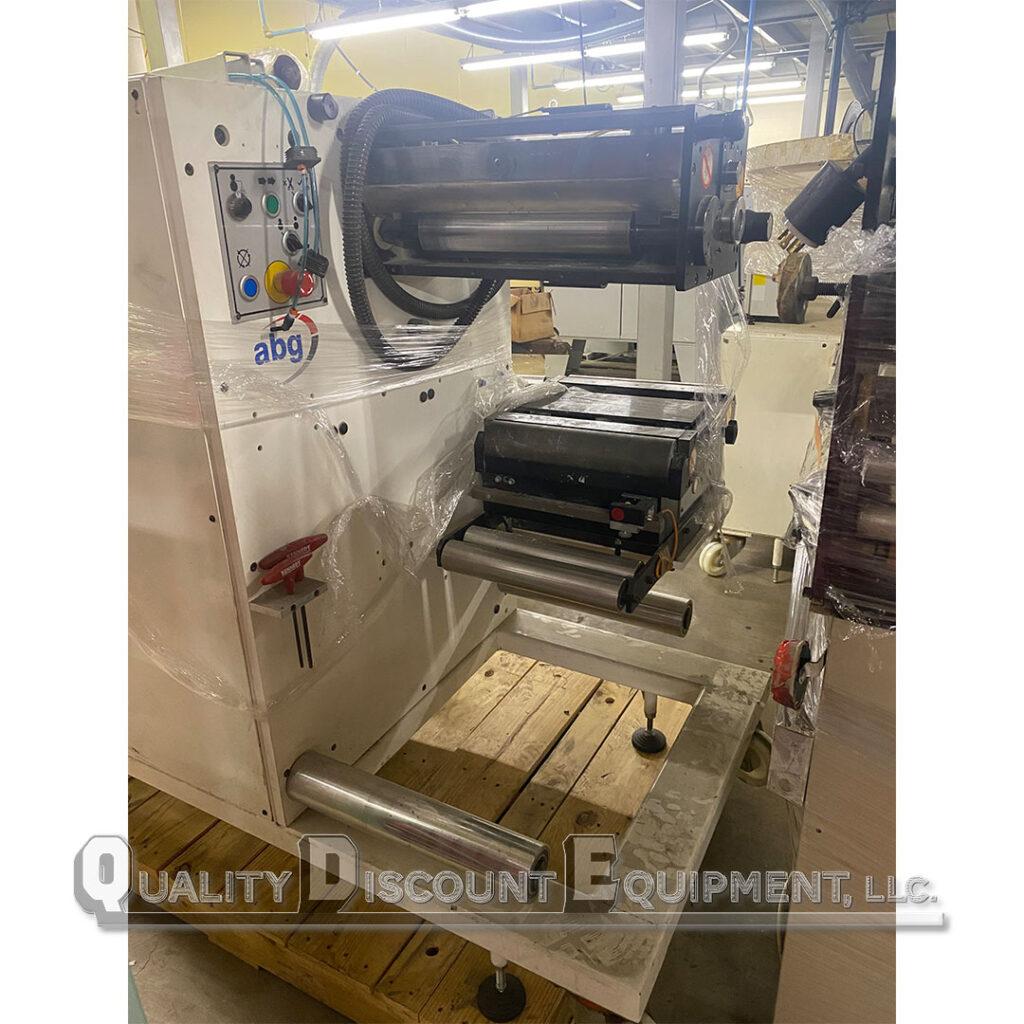ABG Standalone 13″ Slitter Assembly and 1.5″ Core Hopper/Turret Rewind ...